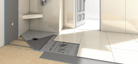 wedi Fundo® Curbless Shower Kit